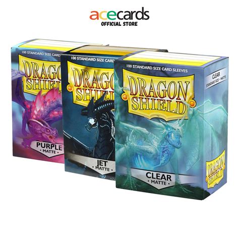 Dragon Shield Matte Standard Card Sleeves 100 Pcs — Multiple Colors