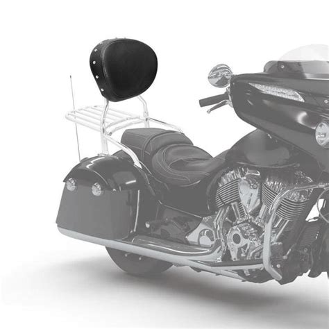 Tcmt Passenger Sissy Bar Backrest Pad Fit For Indian