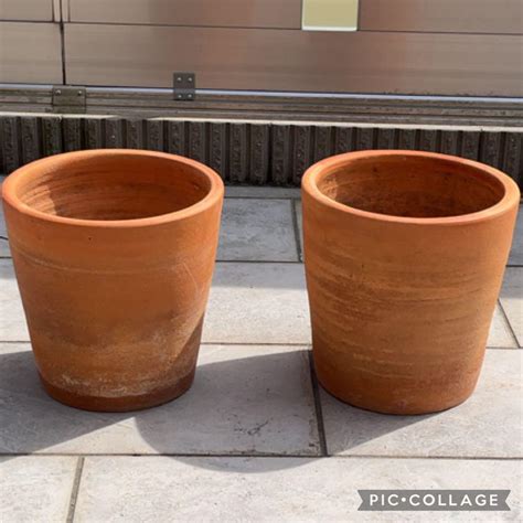 テラコッタ 植木鉢 10号 2個セット メルカリ