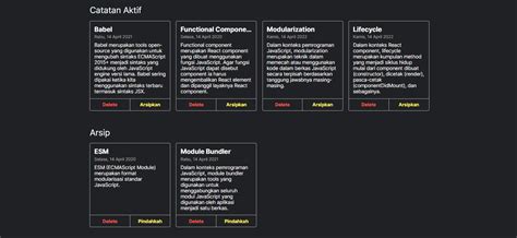 Github Muhamadazis32aplikasicatatan Menggunakan React Membangun