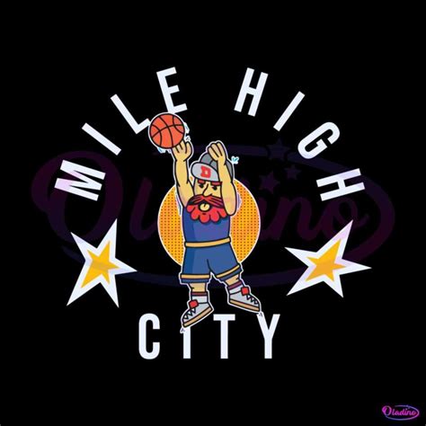 Denver Nuggets Maxie The Miner Svg Graphic Design Files Oladino