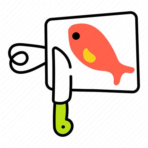 Cutting Board Fish Chopping Fish Cutting Seafood Cutting Fish Meat