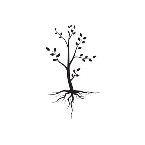 Tree Branch Vector Ilustration Design Branch Tree Black Branch Vector