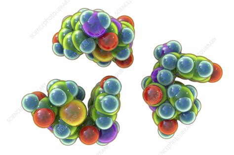 Amoxicillin Drug Molecule Illustration Stock Image F0375820