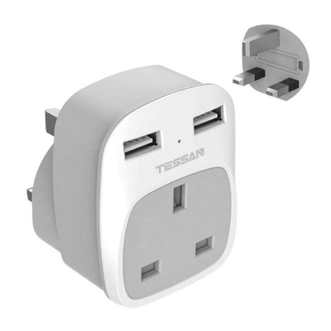Tessan Wall Plug Extender Ts 821 Uk