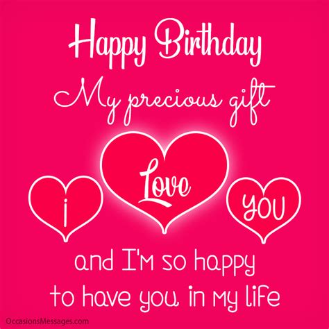 Happy Birthday For Girlfriend Message