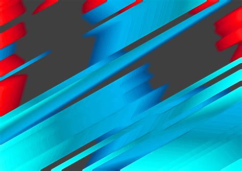 Abstract Background With Blue And Red Stripes
