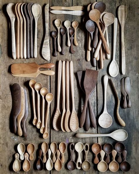 Wooden Spoon Carving Carved Spoons Wood Spoon Wooden Crafts Diy And