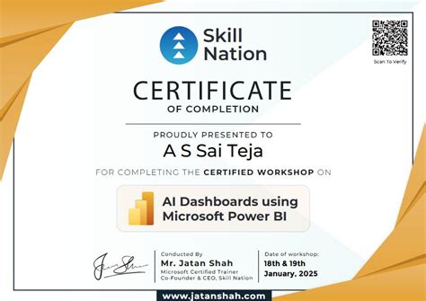 Powerbi Dataanalytics Continuouslearning Professionaldevelopment A S Sai Teja
