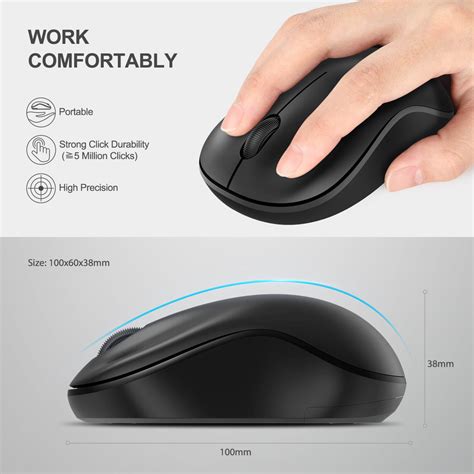 M500 Wireless Mouse Bluetooth 5 0 2 4g Usb Nulaxy