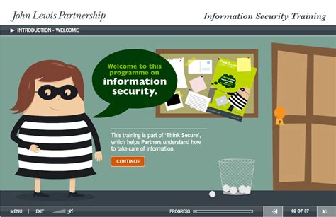 Information Security E Learning Designed For Learning