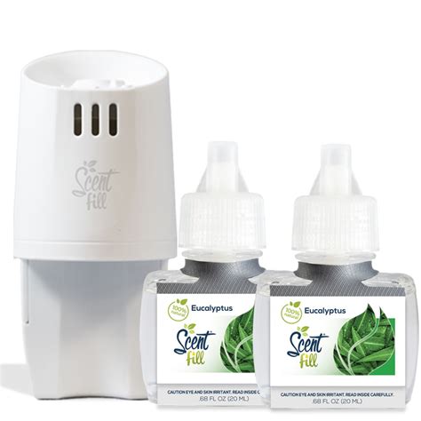 Scent Fill 100 Natural Eucalyptus Plug In Air Freshener Kit