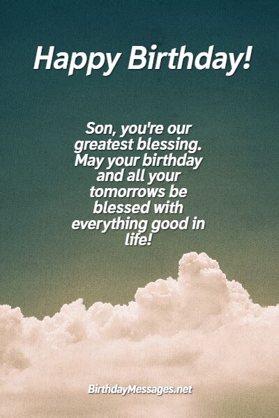 Son Birthday Wishes And Quotes Heartfelt Birthday Messages For Sons