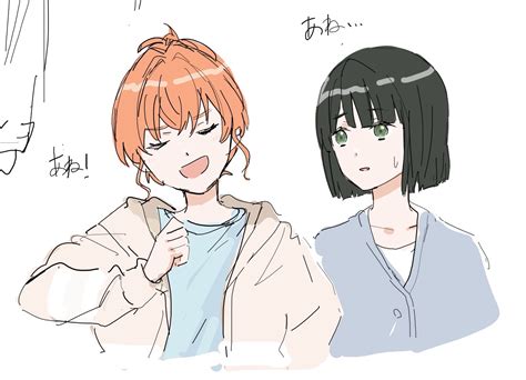 Hinoshita Kaho And Momose Ginko Love Live And 1 More Drawn By Muneta