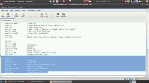 Explotación De Software Parte 32 Desarrollo De Shellcodes En Linux Bind Shell Seguridad En