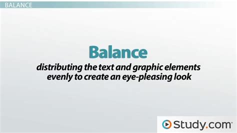 Visual Design Of Your Message Consistency Balance Restraint And Detail