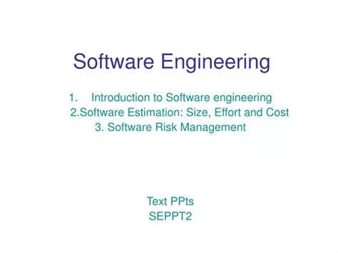 Ppt Software Engineering Powerpoint Presentation Free Download Id 5709985