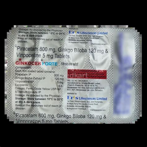 Ginkocer Forte Tablet 10s Price Uses Side Effects And Substitutes