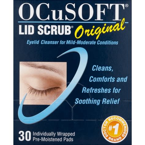Ocusoft Original Lid Scrub Eyelid Cleanser For Mild To Moderate Conditions