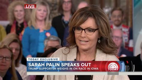 Sarah Palin ‘today Interview Gets Contentious You Guys Dont Always