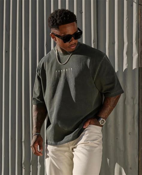 4125 Dark Fade T Shirt Green Wash