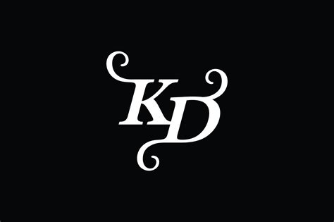 Monogram Kd Logo V2 Graphic By Greenlines Studios · Creative Fabrica