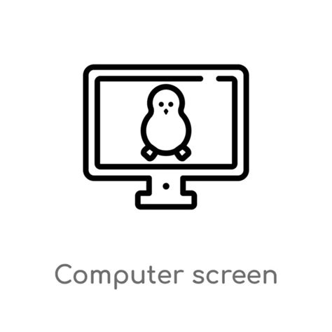 Computer Screen Linux Royalty Free Computer Screen Linux Vector Images And Drawings Depositphotos®