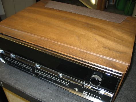 Vintage Heathkit Ar 19 1970 Stereo Receiver With Pecan Wood Reverb