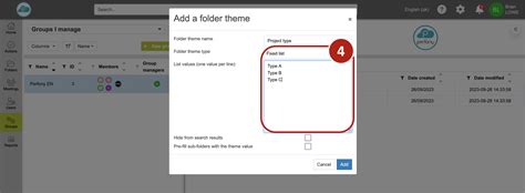 Create And Manage Folder Themes Perfony