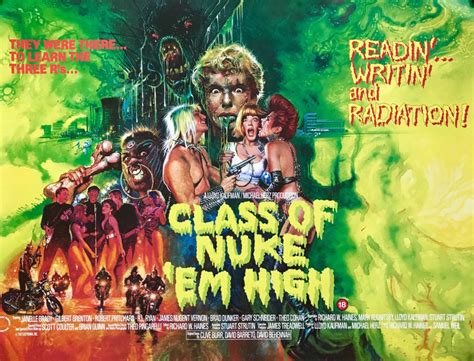 Original Class Of Nuke Em High Movie Poster Troma Richard W Haines