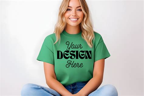 Gildan 64000 T Shirt Mockup 36 Gráfico Por Mockup Infinity · Creative