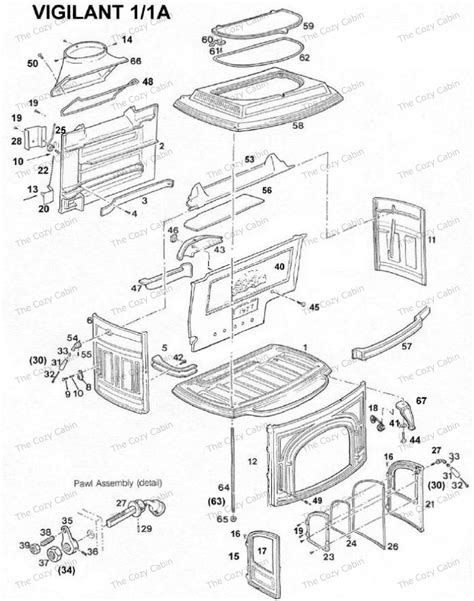 Vigilant I And Ia I Ia The Cozy Cabin Stove And Fireplace Parts Store