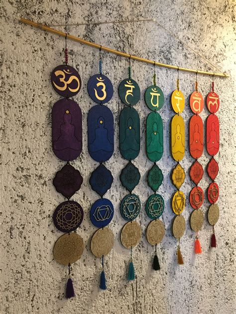 Crown Chakra Crown Chakra Symbol Spiritual Wall Art Wood Etsy