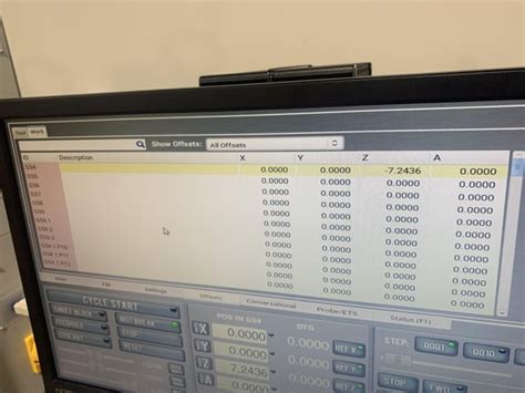 Can Some One Tell Me Why My Defult G54 Is Set To This Rtormach