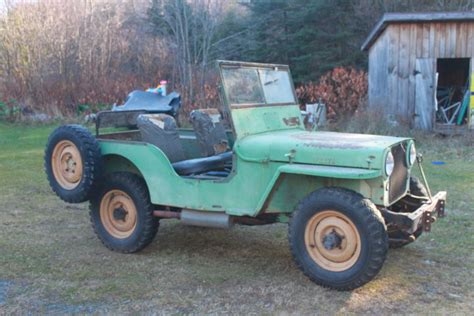 281st Civilian Production Jeep 1945 Willys Cj2a Bring A Trailer