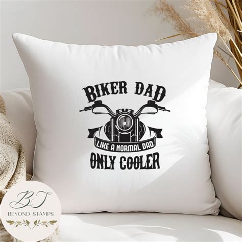 Cool Biker Dad Machine Embroidery Designs Cool Dad Fathers Day T