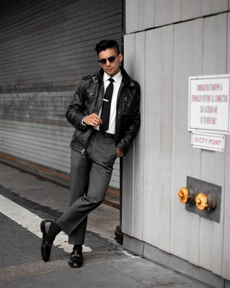 10 Ways To Style Mens Biker Jackets Dandy In The Bronx