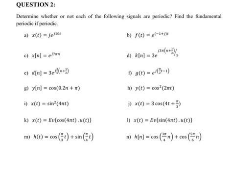 Solved QUESTION Determine Whether Or Not Each Of The Chegg