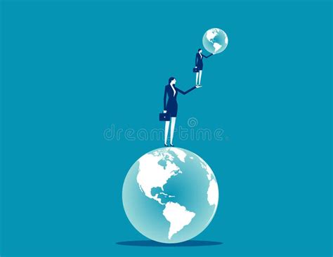 The Ruler Has A Ruler Too Business Vector Concept Stock Illustration Illustration Of