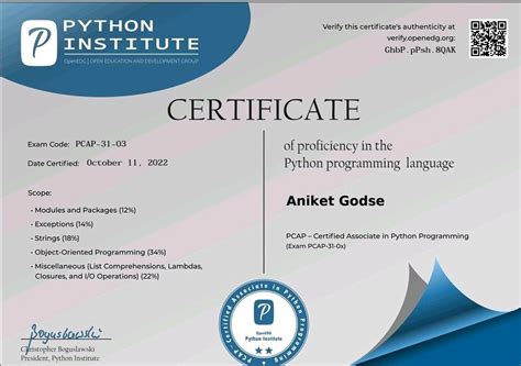 Tataconsultancyservices Pcap Pythonprogramming Aniket Godse
