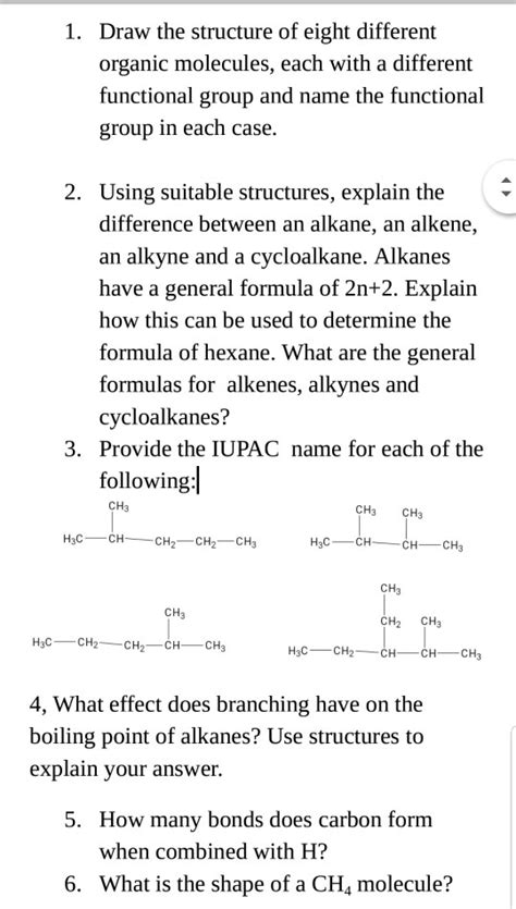 Alkane Structure