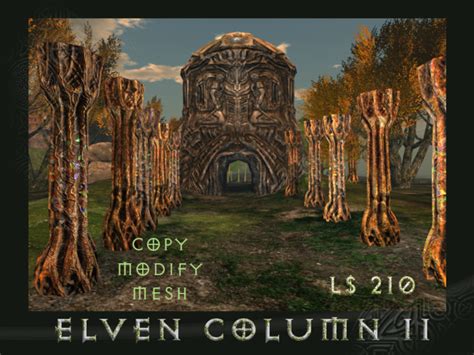 Second Life Marketplace Elven Column Ii Box
