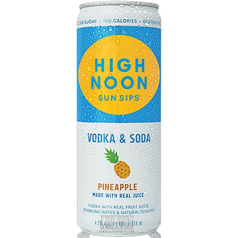 High Noon Pineapple Hard Seltzer 4 Pack 355ml