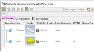 Solved Vault Data Standard CAD BOM Tab Quantity In Database Table Whithout Using
