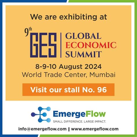 Rajat Joshi On Linkedin Big News We Are Exhibiting At Global Economic