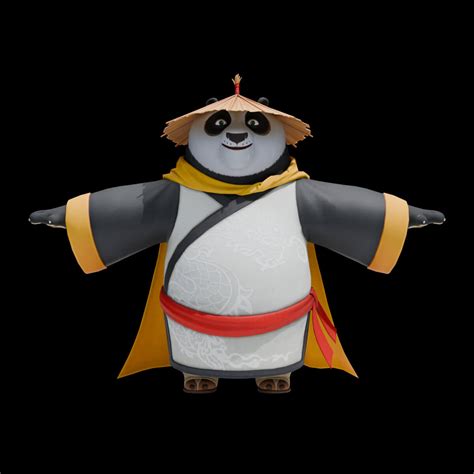 Po Kung Fu Panda 3d Model By Fantasy999d