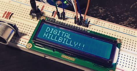Testing Out An Ultrasonic Sensor The Posh Way Digital Redneck Vil