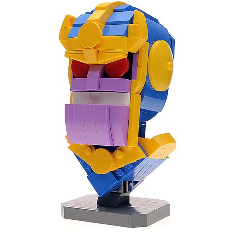 Instructions Custom Lego Thanos Bust Build Better Bricks