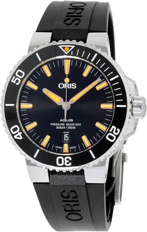 ساعت مچی مردانه اوریس آکویس اتوماتیک با صفحه نمایش سیاه 01 733 7730