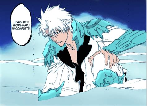 Toshiro Adult Bankai Colored By Me R Bleach